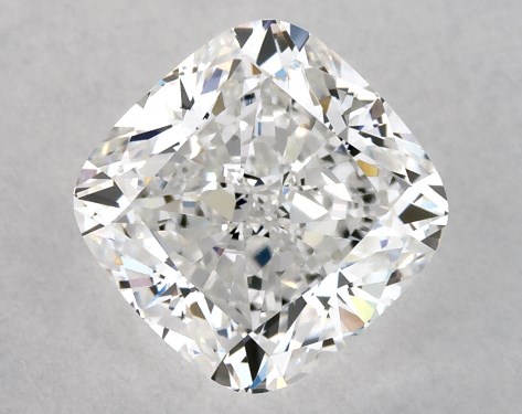 GIA 1.44 Carat E-VS1 Ideal Cut Cushion Modified Diamond Pavé Halo Diamond Engagement Ring ...